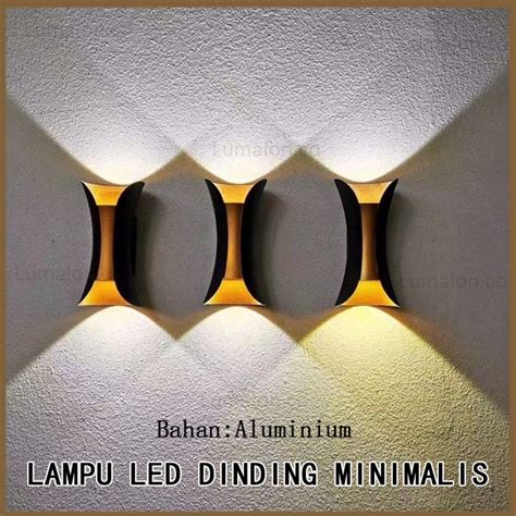 Jual Aluminium Hias Lampu Dinding Gold Modern Outdoor Kamar Tidur Ruang Tamu Lampu Dinding Led