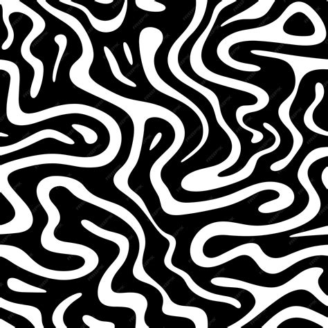 Premium Vector Black And White Random Pattern