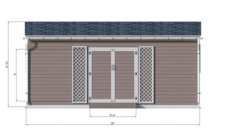 10x20 Lean To Garden Shed Plans