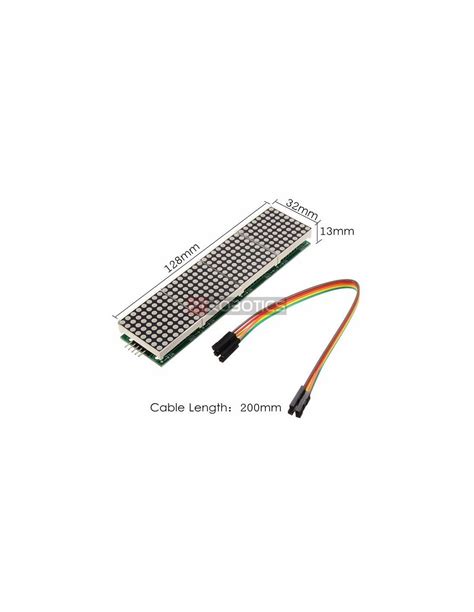 Módulo Matriz Max7219 4 Em 1 Para Arduino Verde Matriz De Led