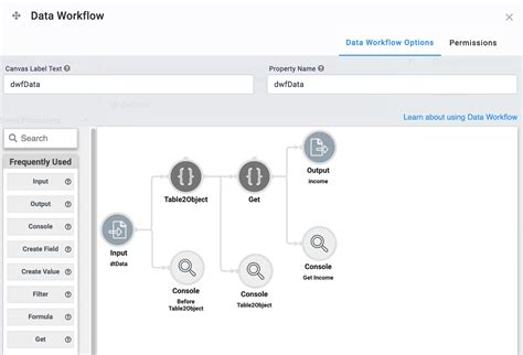 Data Workflow Component