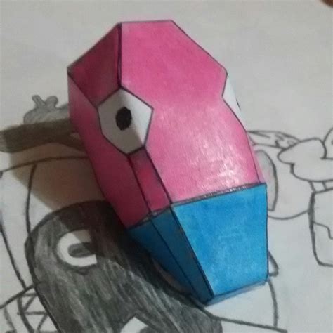 Tutorial Papercraft Porygon 3d