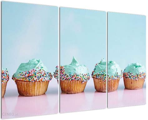 Domali Obraz Cupcakes Tryptyk 120x80 Cm 46821 Opinie I Atrakcyjne