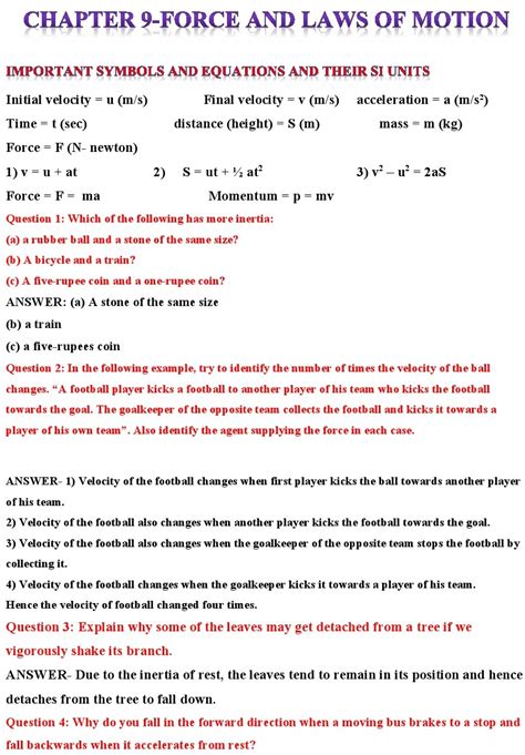 Chapter 9 Heredity And Evolution Class 9