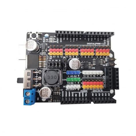 Dagu Arduino Uno Expansion Board W Motor Driver Robotshop