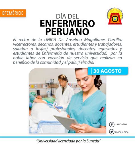 Día del Enfermero Peruano Noticias UNICA