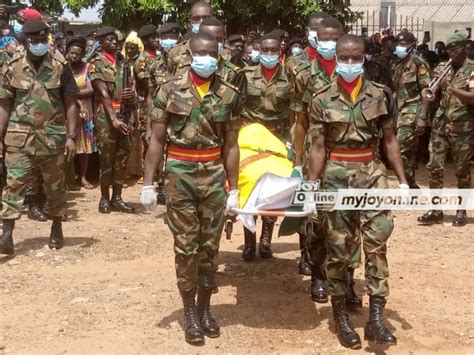 Photos Slain Soldier In Ashaiman Laid To Rest Myjoyonline
