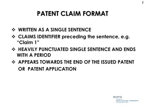 Patent Claim Format And Types Of Claims Pdf