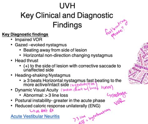 Vestibular Hypofunction Flashcards Quizlet