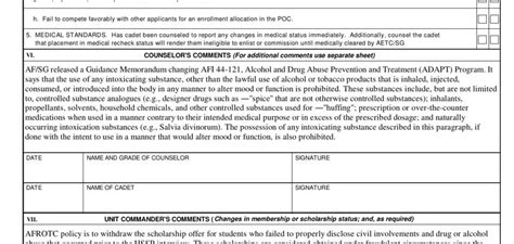 Form 16 Afrotc ≡ Fill Out Printable Pdf Forms Online