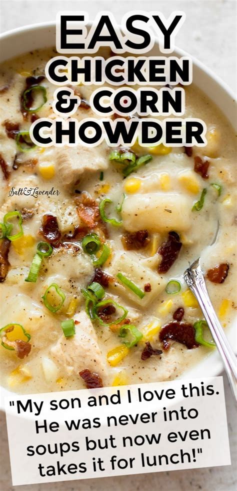 Easy Chicken And Corn Chowder