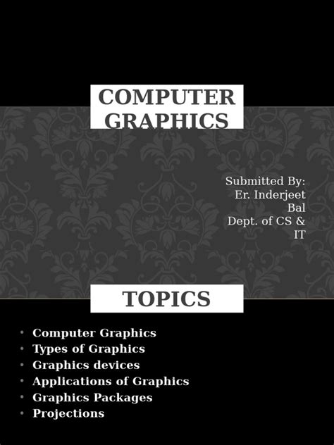 computer graphics er inderjeet bal pdf computer graphics graphics