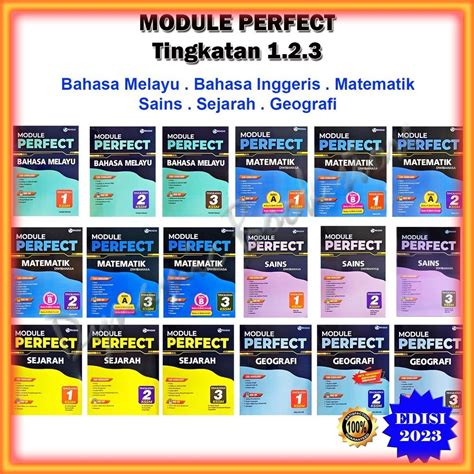 Buku Latihan Module Perfect Tingkatan 1 2 3 Edisi 2023 Bmelayu