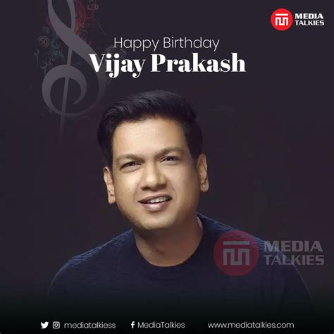 Media Talkies Happy Birthday Vijay Prakash🎙🎵🎧