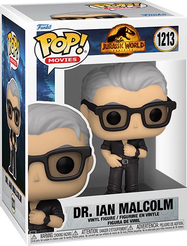 Jurassic World Dominion Dr Ian Malcolm Pop Movies 1213 Vinyl Figure