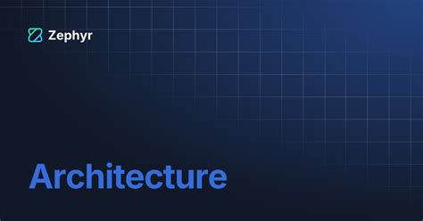 Architecture Zephyr