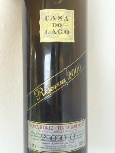 Casa Do Lago Ribatejano Tinta Roriz Tinta Barroca Reserva Vivino US