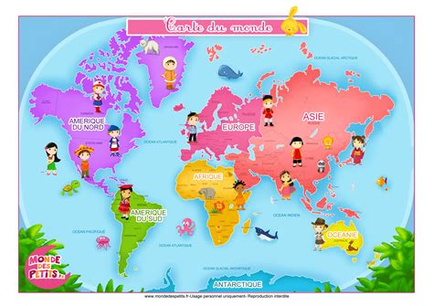 Carte Du Monde à Imprimer Format A4 Pdf Esam Solidarity