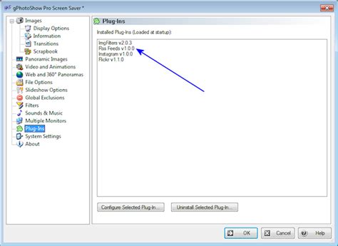 How To Configure Plugins GPhotoShow Pro
