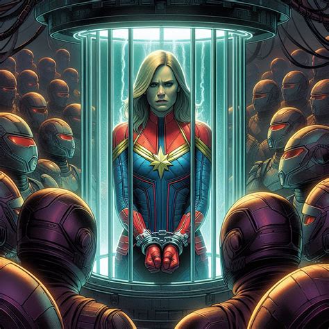 Captain Marvel Captured by Surve1Shubham on DeviantArt