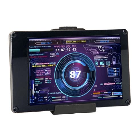 3 5 Inch Ips Usb Mini Screen Computer Temperature Display Type C Sub