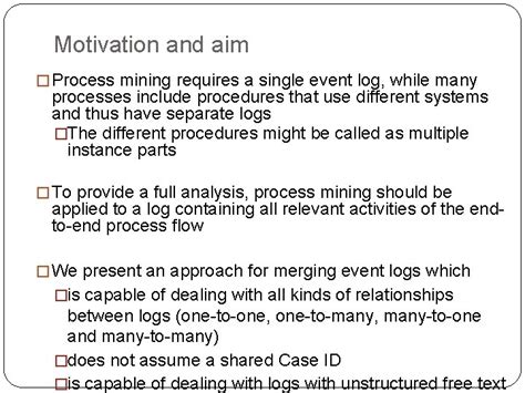 Merging Event Logs With Many To Many Relationships