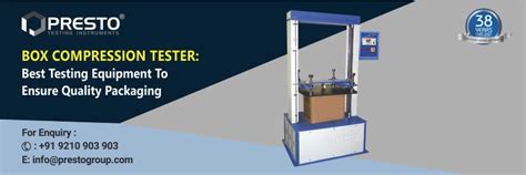 Ensure Quality Packaging With Box Compression Tester