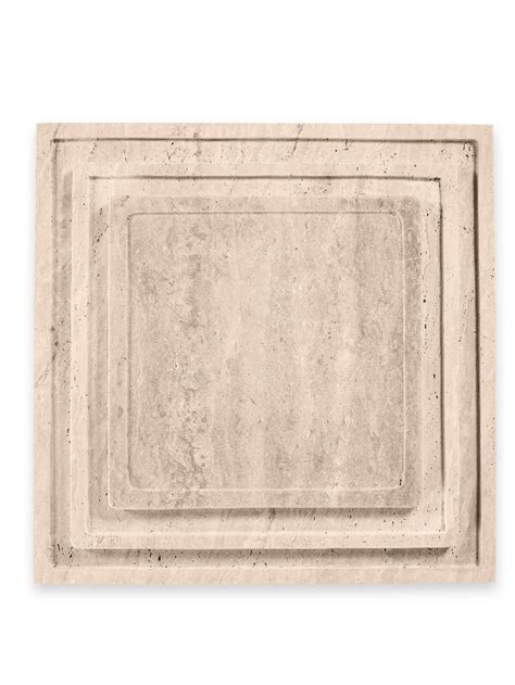 Tray Travertine Square Wilhelmina Designs