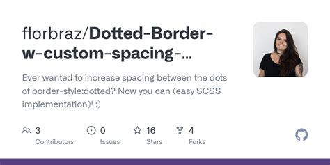 Github Florbrazdotted Border W Custom Spacing Scss Mixin Ever Wanted To Increase Spacing