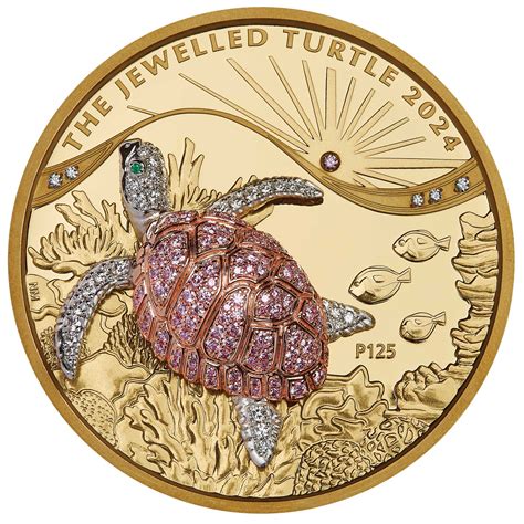 Jewelled Turtle 2024 Gold Coin Perth Mint