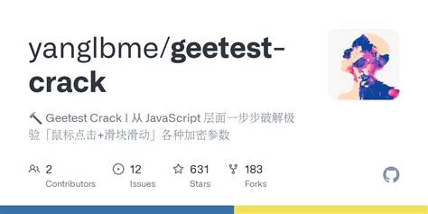 Github Yanglbme Geetest Crack Geetest Crack Javascript