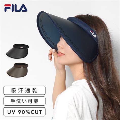 【楽天市場】サンバイザー Fila フィラ レディース ゴルフ テニス Uvカット ケア 夏 日よけ 帽子 おしゃれ アウトドア 吸汗速乾