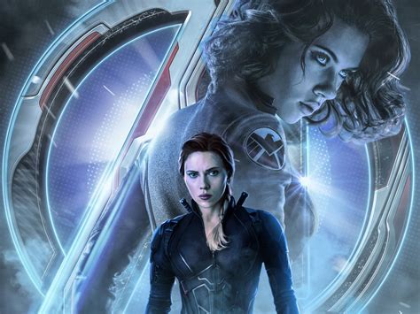 1152x864 Avengers Endgame Black Widow Poster Art 1152x864 Resolution