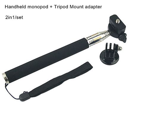 For Gopro Handheld Monopod Tripod Mount Adapter For Hero 4 3 3plus