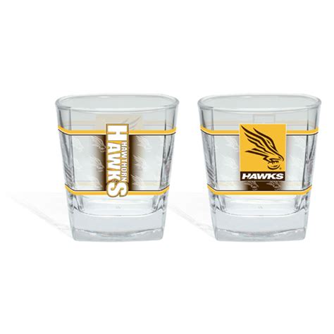 Hawthorn Hawks Spirit Glass Hawthorn Hawks Afl Aussie Rules