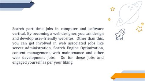 Ppt Search Part Time Jobs And Make True Efforts Timely To Get Started