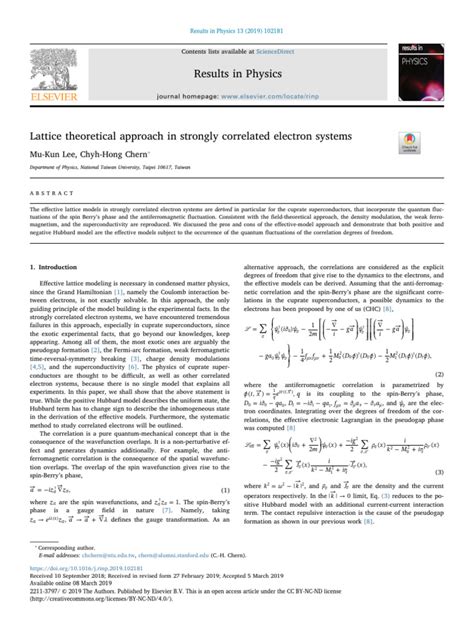 Lattice Theoretical Approach In Strongly Correlated Electron Systems