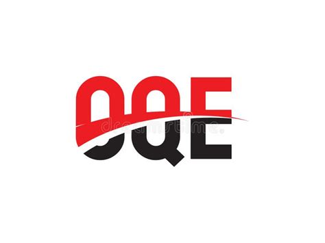Oqe Letter Initial Logo Design Vector Illustration Stock Vector