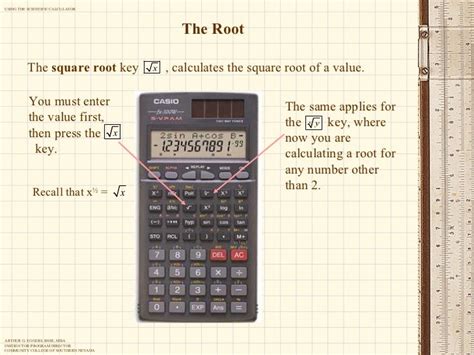 Using The Scientific Calculator