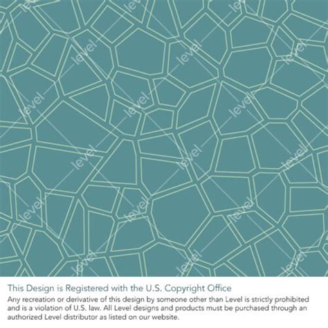 Facet Grid Turquoise Level Wallcoverings