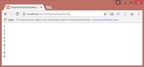 Struktur Logika Perulangan Pada Php