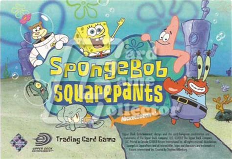 Hold Em Back Spongebob Squarepants Tcg
