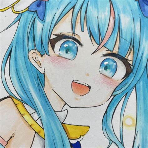 手描きイラスト ひろがるスカイプリキュア キュアスカイ プリキュア ハガキサイズ 中古 のヤフオク落札情報