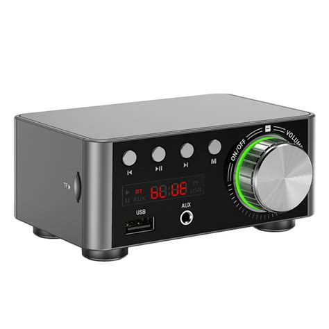 Mini Amplificador De Potencia De Audio Digital Bluetooth Multifuncional