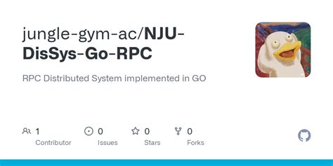 Github Jungle Gym Ac Nju Dissys Go Rpc Rpc Distributed System