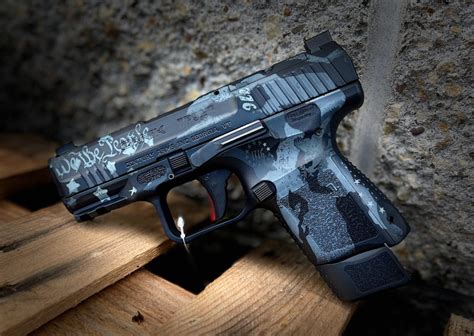 Canik Tp9 Elite Sc 9mm 12 Rd 3 6 Optics Ready We The People Blue Camo