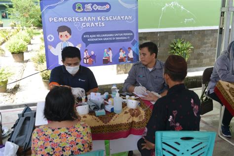 Rayakan HUT SMAN Pemali Mobil Sehat PT Timah Tbk Berikan Pemeriksaan Gratis Untuk Warga