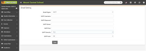 How To Manage Email Setting Smart School School Management System By Qdocs