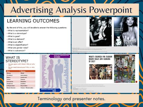 Advertising Analysis Powerpoint Teaching Resources
