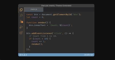 Darcula Intellij Theme Extended By Diego Perri Vs Code Themes